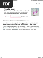Gelatin Bloom Strength Conversion Guide | PDF | Gelatin | Foods