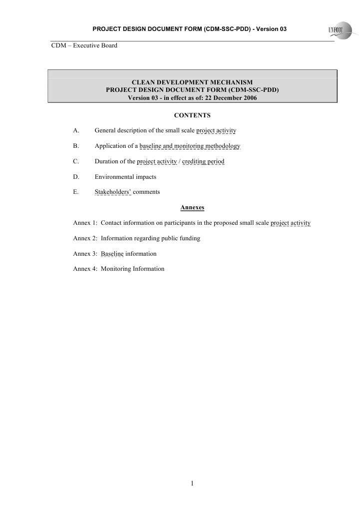 Project Design Document for an 8.5 MW Wind Power Project in Chitradurga District, Karnataka by ...