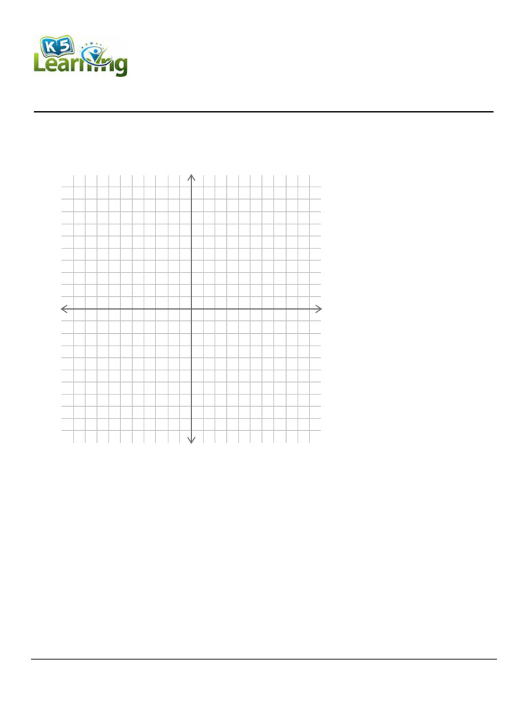 Grade 5 Geometry Plotting Points Coordinate Grid 4q B | PDF | Geometry ...