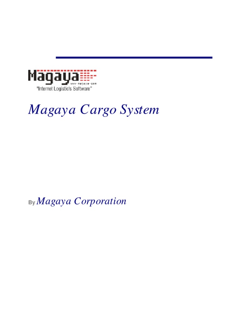 Magaya Guide | PDF | Cargo | Invoice