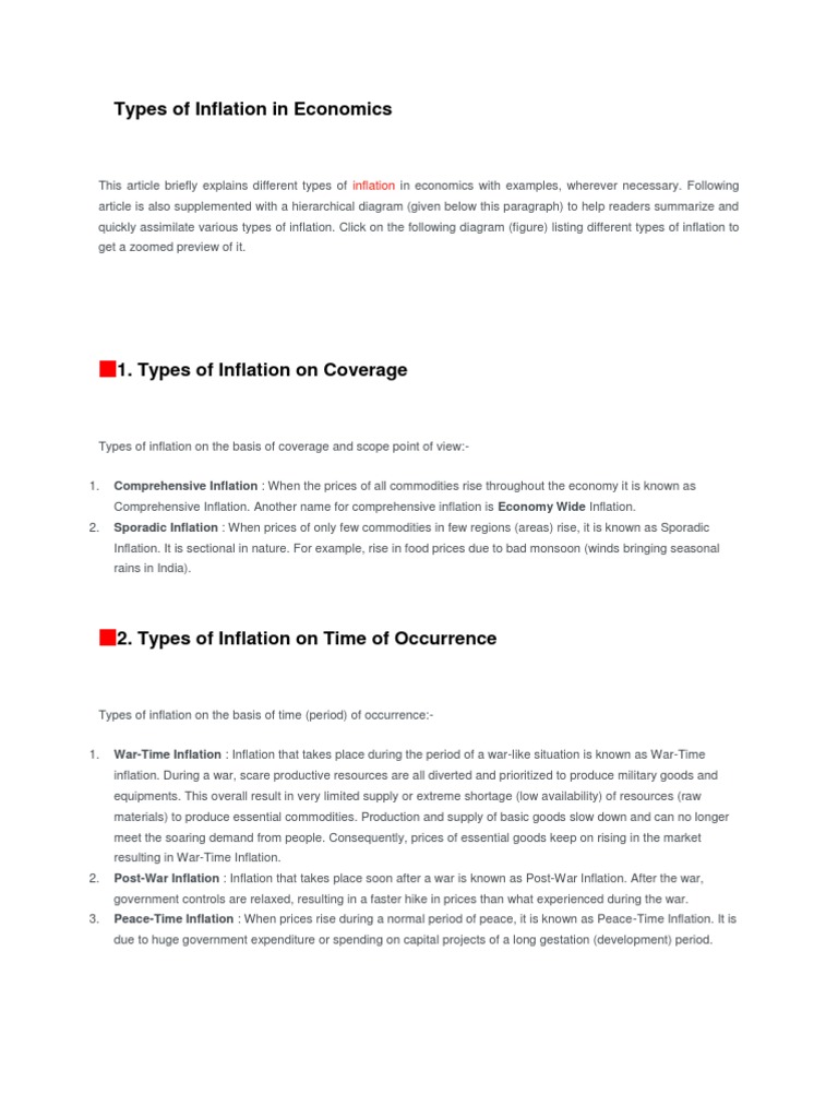 Understanding Inflation Types | PDF | Imports | Inflation