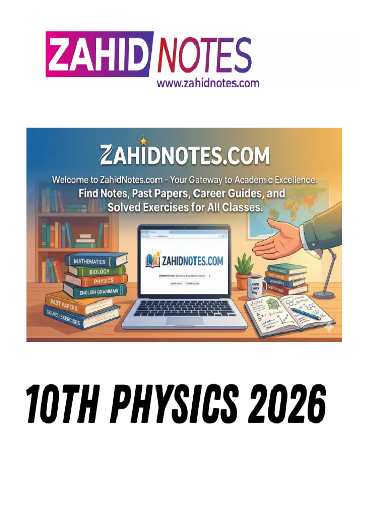 10th Physics Premium Notes (10 Days Formula) | PDF | Waves | Sound