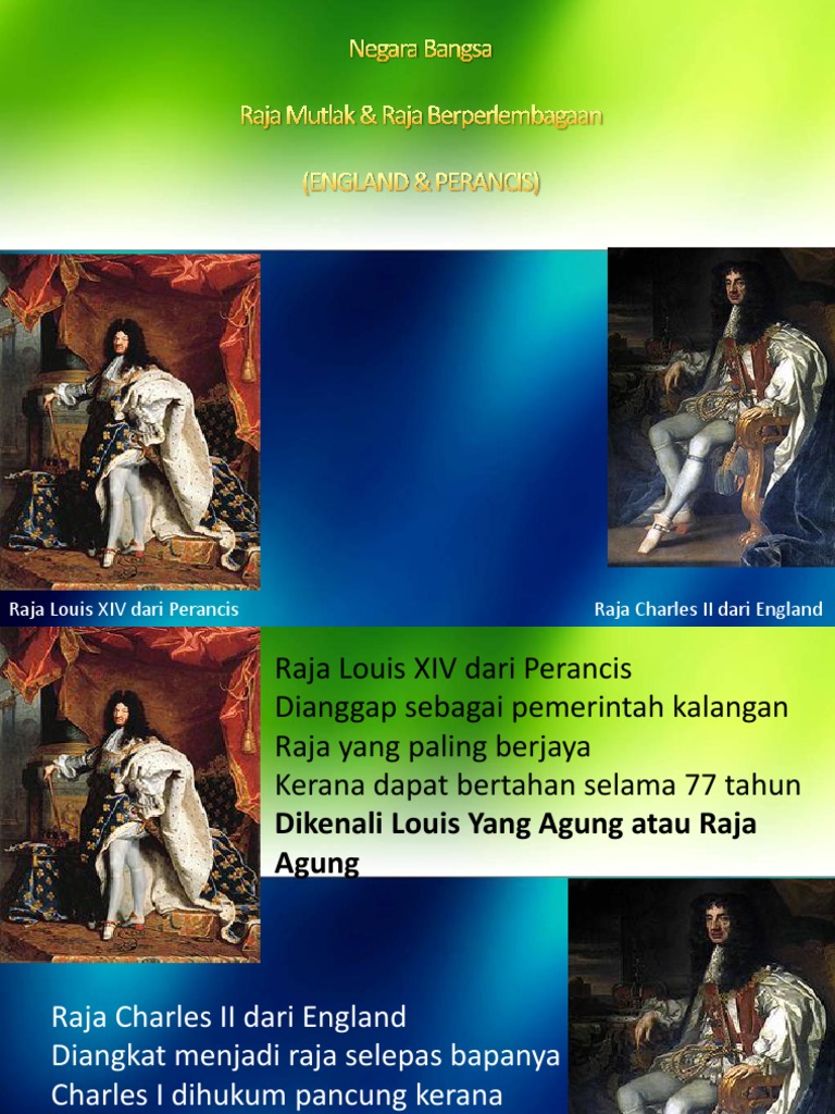 Negara Bangsa (Raja Mutlak Dan Raja Berperlembagaan) | PDF