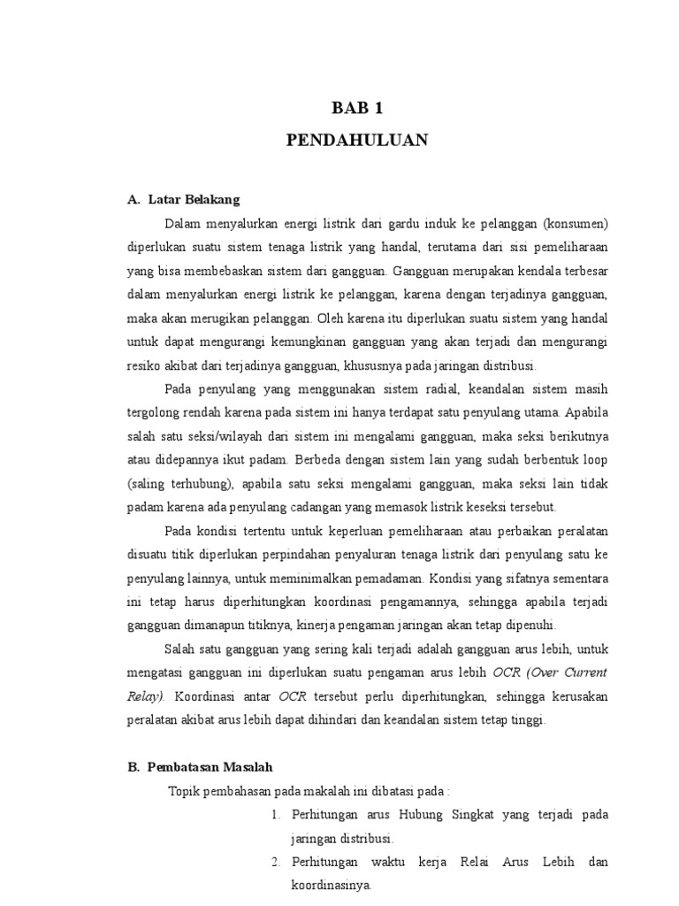 Koordinasi Relay OCR | PDF