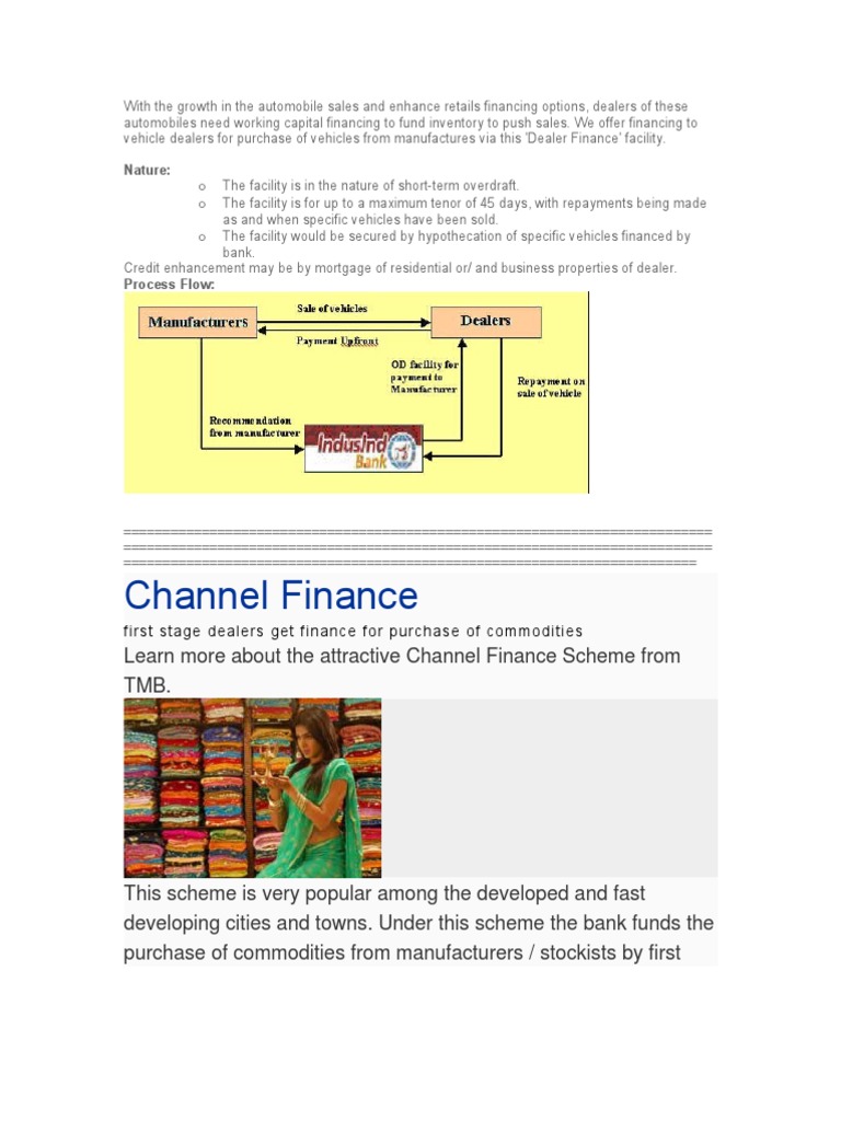 Channel Finance | Download Free PDF | Credit (Finance) | Loans