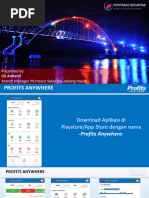 Panduan Aplikasi Profits Anywhere | PDF