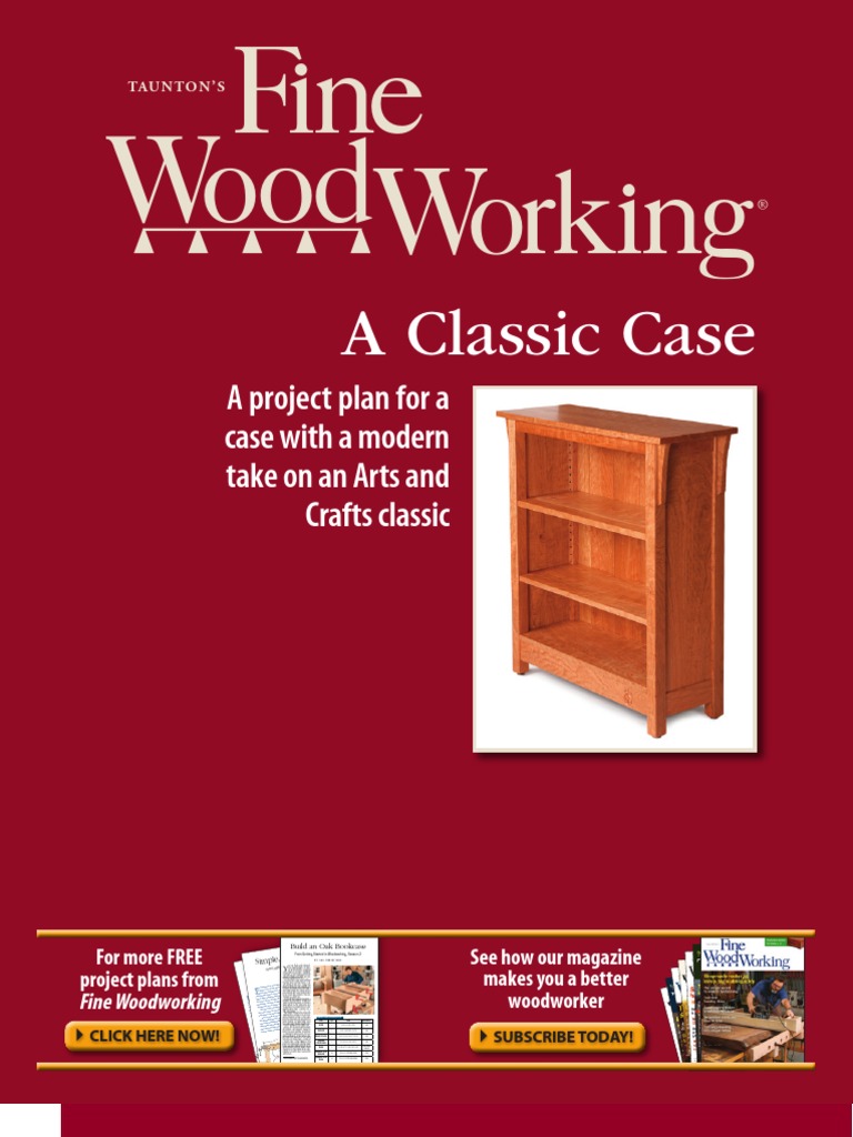 BookcasePlans FW1124 - ClassicCase | PDF | Woodworking | Wood