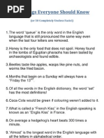 50 Interesting Facts | PDF