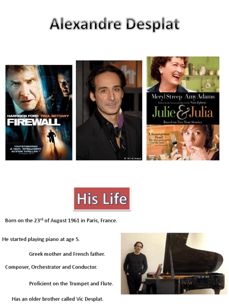 Alexandre Desplat | PDF | Art