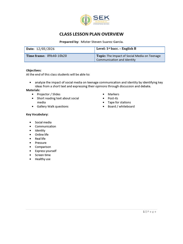 Debate Lesson Plan | PDF | Communication | Cognitive Science