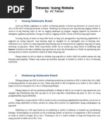 Timawa Nobela - Grade 9 | PDF