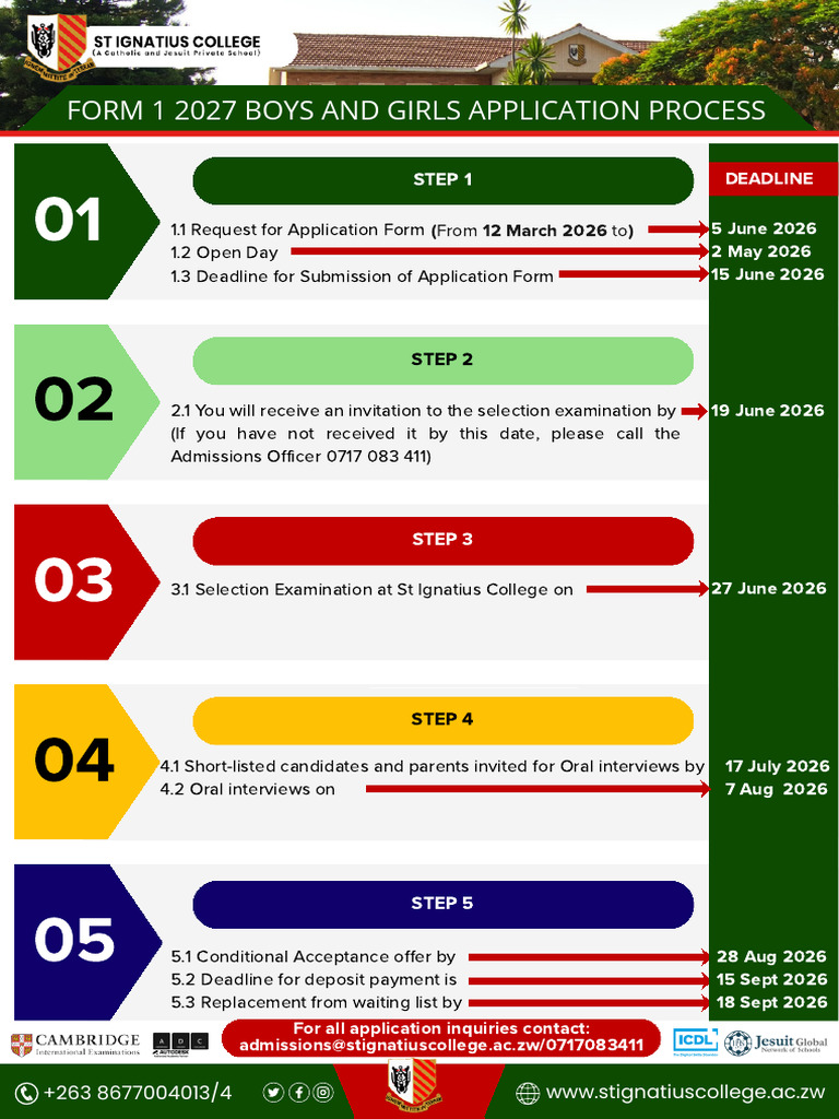 STIGS Form 1 2027 Application Process | PDF