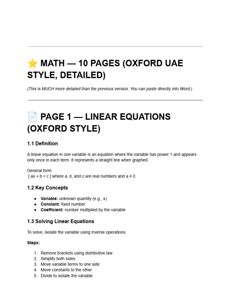 ⭐ MATH starter pack | PDF | Area | Rectangle
