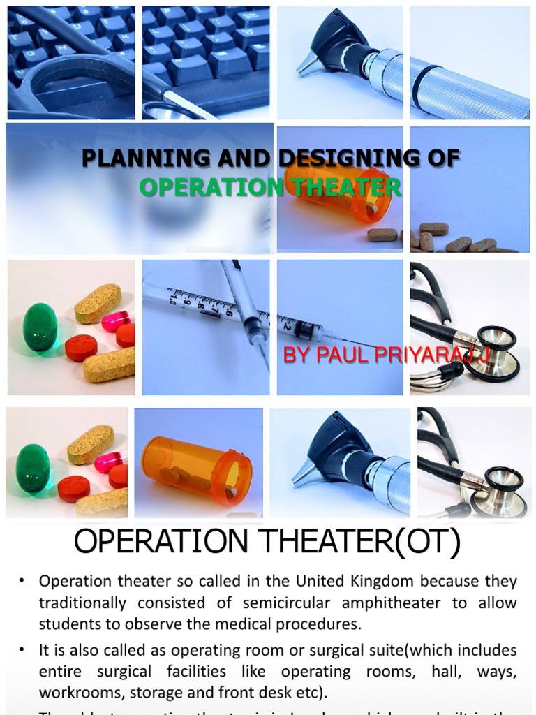 Planning and Designing of OT | PDF | Operating Theater | Surgery