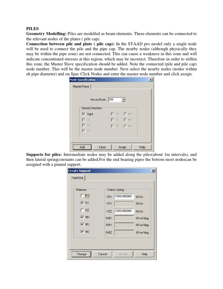 Staad - Pro Piles | PDF | Deep Foundation | Mechanical Engineering