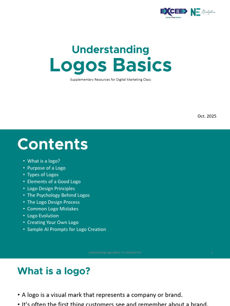 Understanding Logos Basics | PDF
