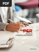 CIMA Practical Experience Requirements Guide | PDF | Strategic ...
