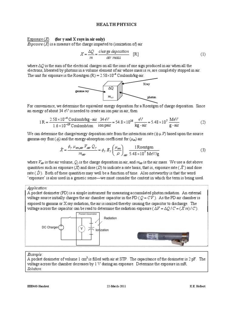 Health Physics | PDF | Absorbed Dose | Radiobiology