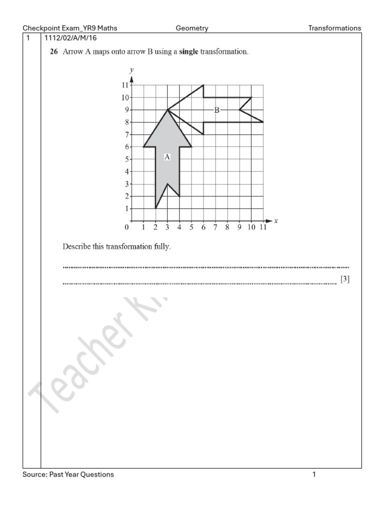 6 YR9 Geometry_Transformation | PDF
