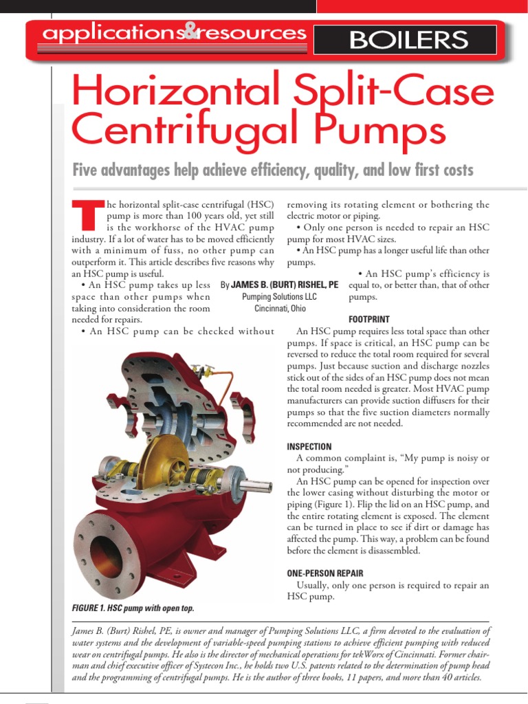 Horizontal Split-Case Centrifugal Pumps | PDF | Pump | Hvac