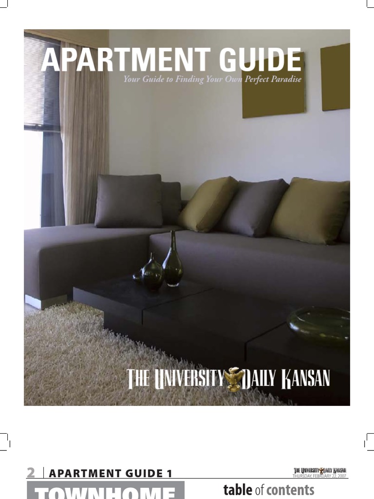 2007 02 22 Apartment Guide I | PDF | Apartment | Dormitory
