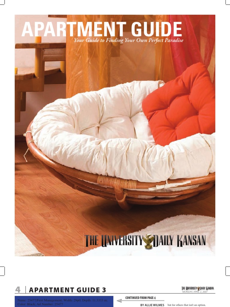 2007 04 02 Apartment Guide III | PDF | Roommate | Apartment