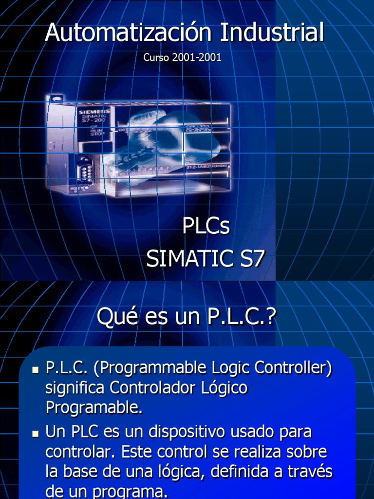 PLC | PDF | Controlador lógico programable | Ingeniería Informática