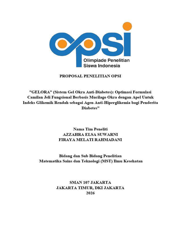 Template Proposal Opsi Sma | PDF