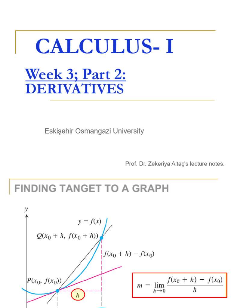 5 Derivatives 1 | PDF | Derivative | Teaching Mathematics