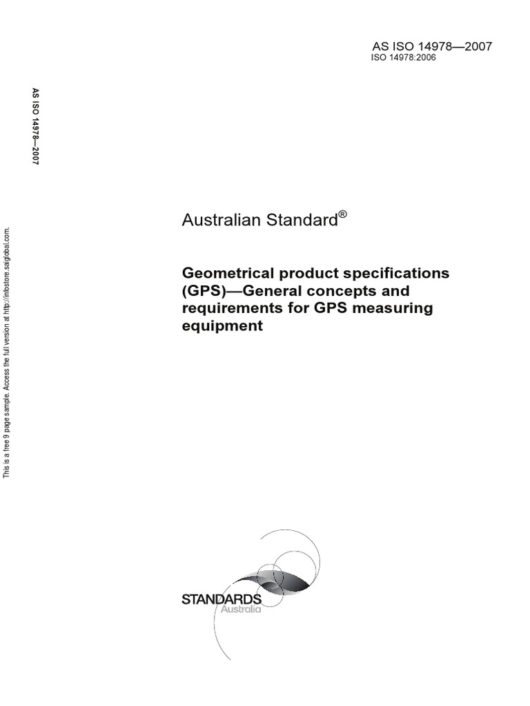 As ISO 14978-2007 Geometrical Product Specifications (GPS) - General ...
