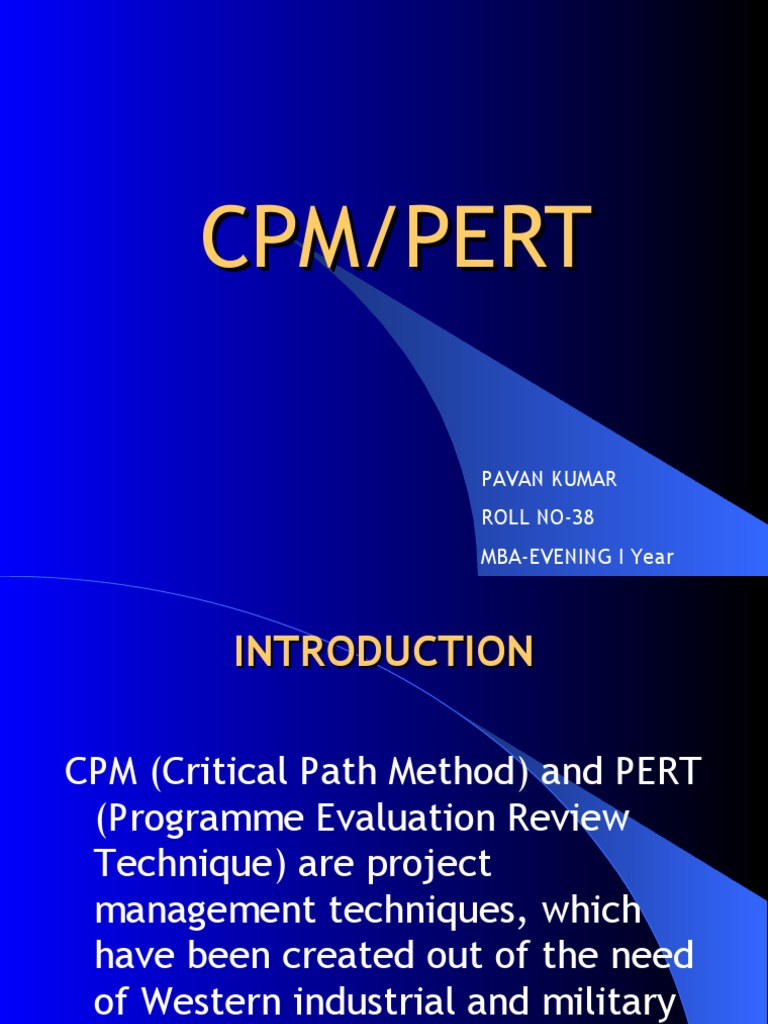 CPM Pert | PDF | Standard Deviation | Normal Distribution