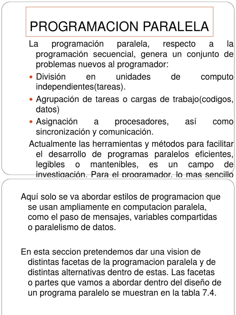 Programacion Paralela | PDF