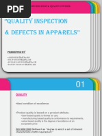 Garment Quality Control Checklist | PDF | Seam (Sewing) | Human Appearance