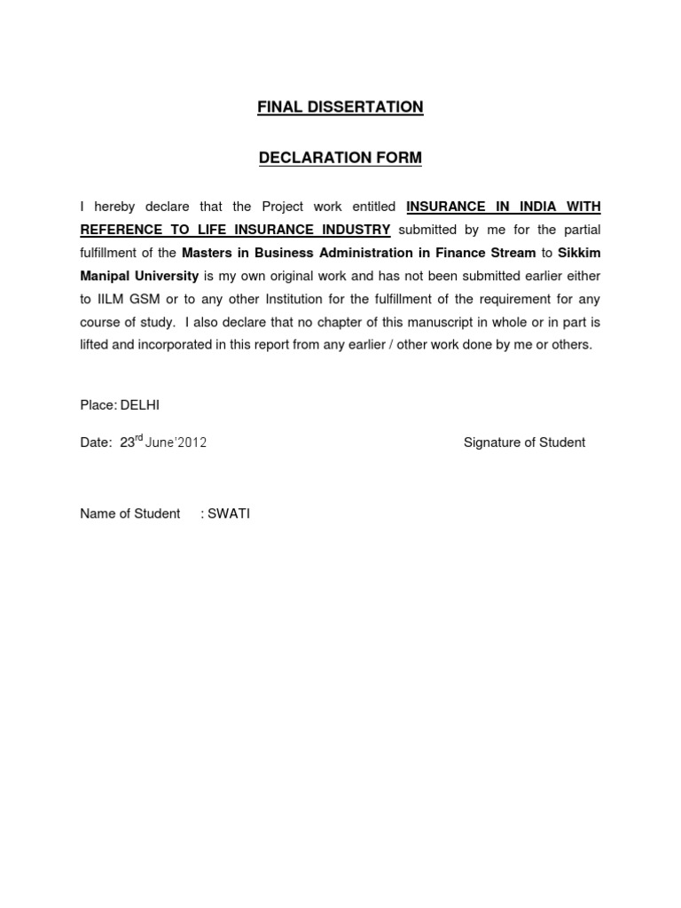 Insurance Project | PDF | Insurance | Life Insurance