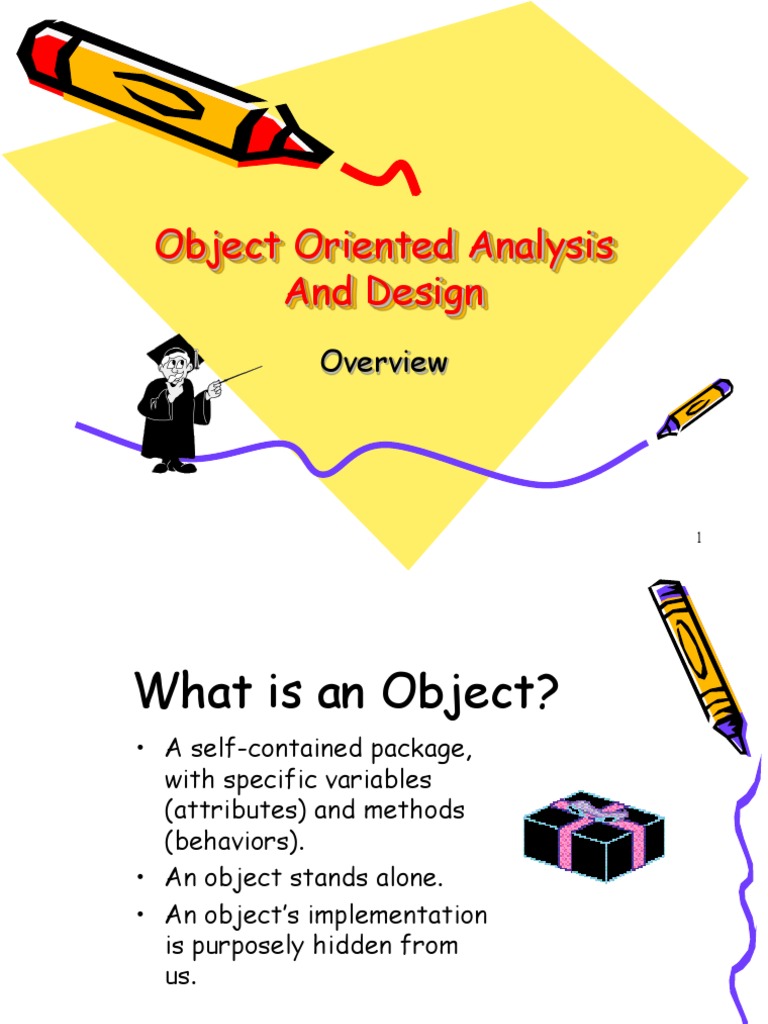 Ooad Overview Pdf Class Computer Programming Object Computer Science
