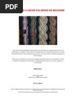 Puntos Basicos de Macrame | PDF
