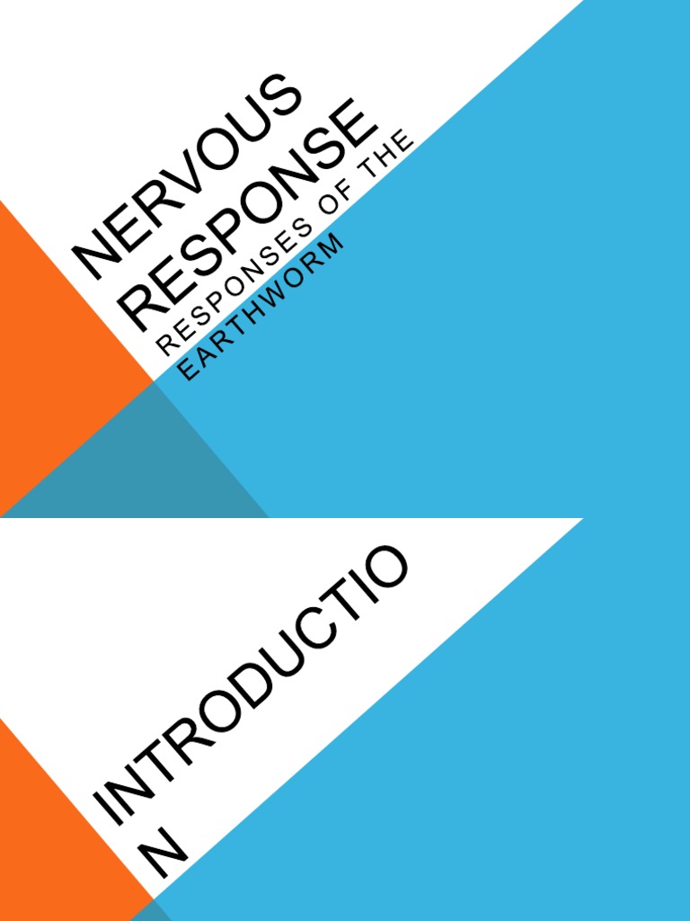Bio 22 Lab Nervous Response Responses of The Earthworm | PDF | Stimulus ...