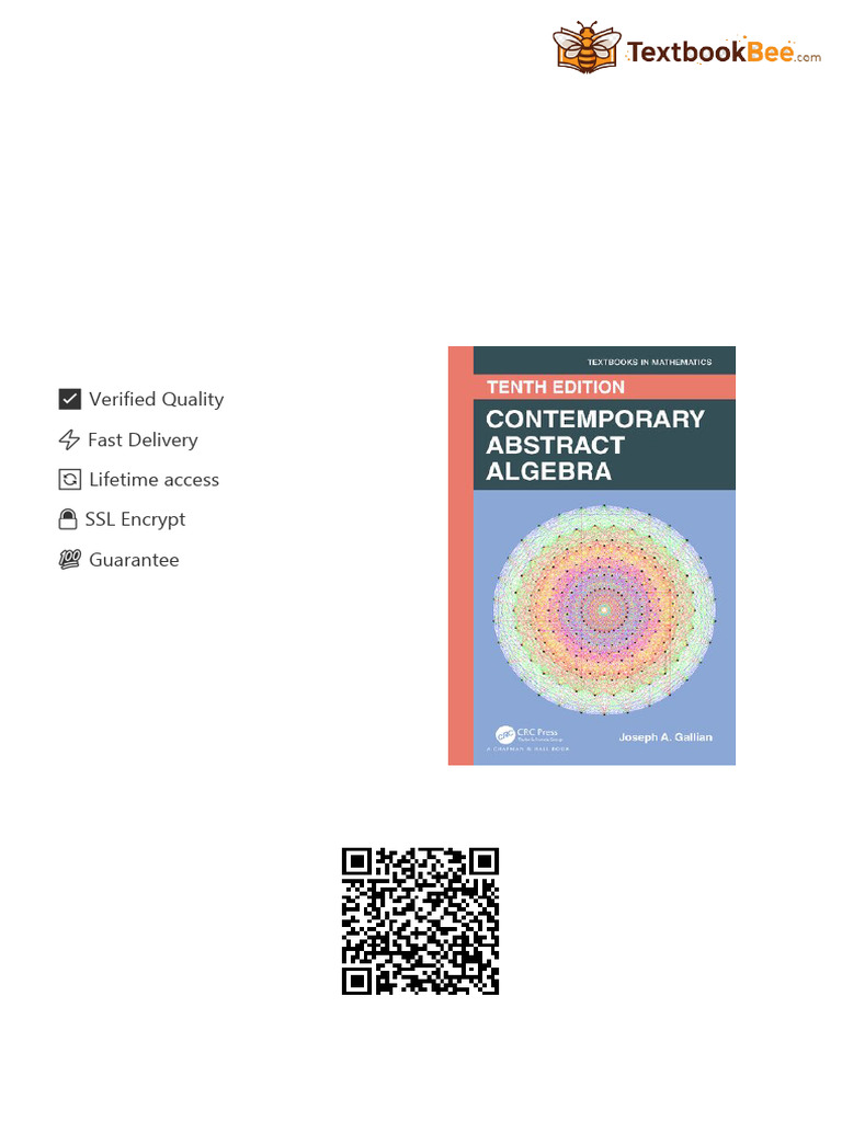 Contemporary Abstract Algebra 10th Edition Joseph A. Gallian complete ...