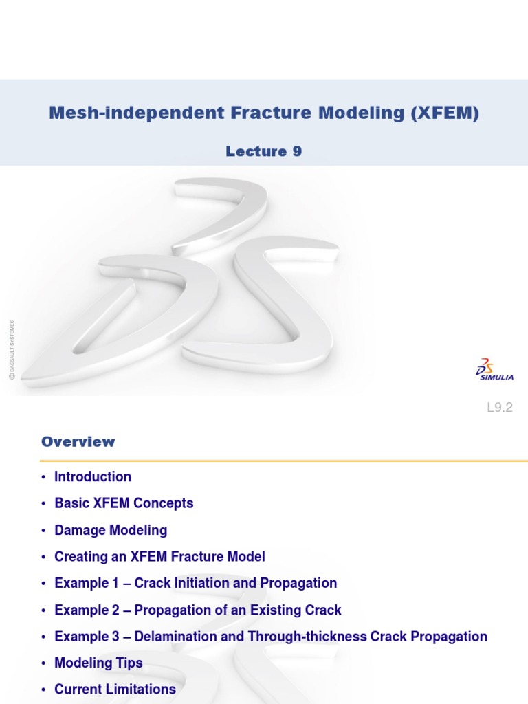 Frac l09 Xfem | PDF | Fracture | Finite Element Method