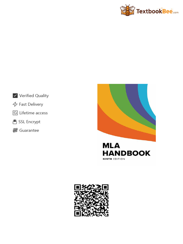 MLA Handbook 9th Edition by The Modern Language Association Of America ...