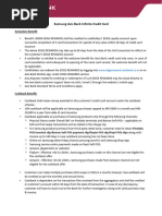DIB SHAMS Covered Card Benefits Overview | PDF | Credit Card | Payments