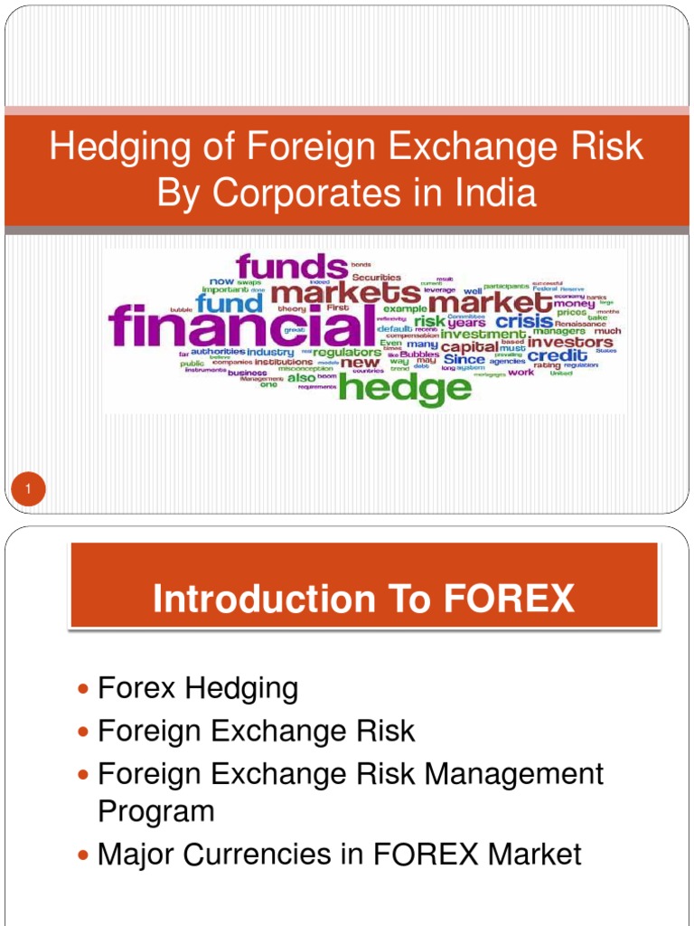 Hedging of Foreign Exchange Risk by Corporates in India | PDF | Foreign ...