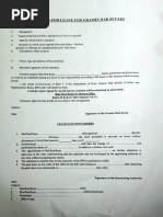 GDS Leave Application Form Template | PDF