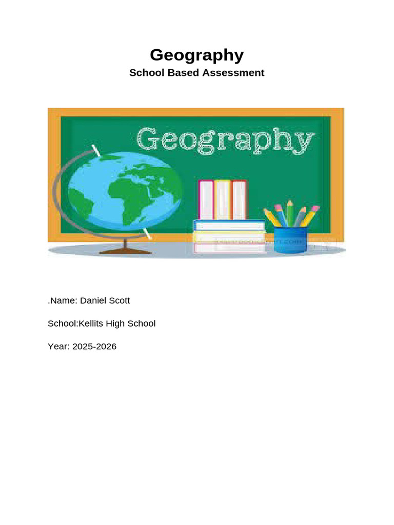 Geography SBA.docx. | PDF