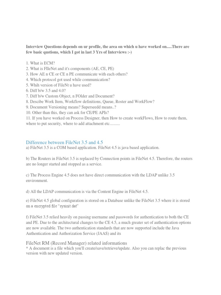 Filenet Tutorials Download Free Pdf Business Process Application