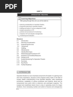 Operation Theater List Guidelines | PDF | Surgery | Sterilization ...