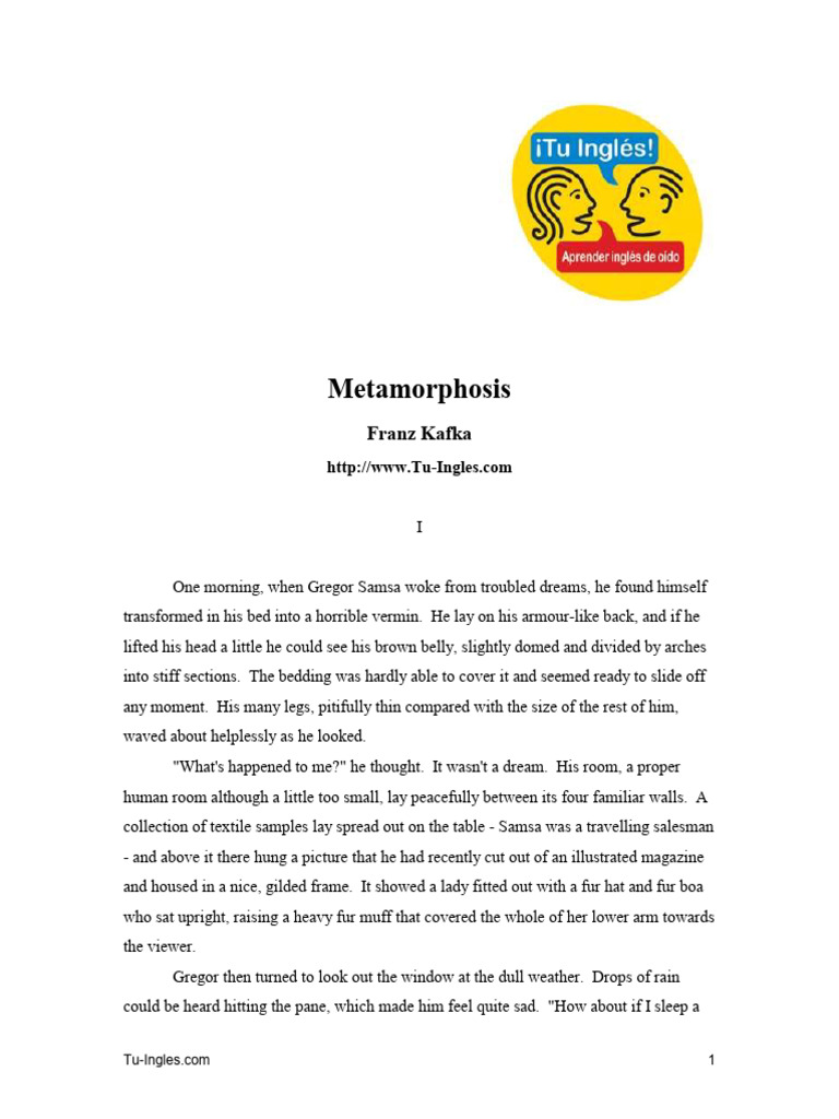 The_Metamorphosis Part 1 | PDF