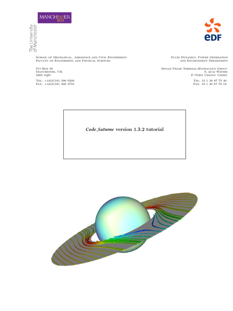 Code Saturne Tutorial | Command Line Interface | Fluid Dynamics | Free 30-day Trial | Scribd