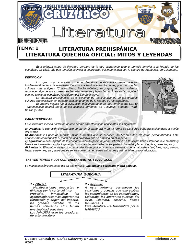 LITERATURA I | PDF
