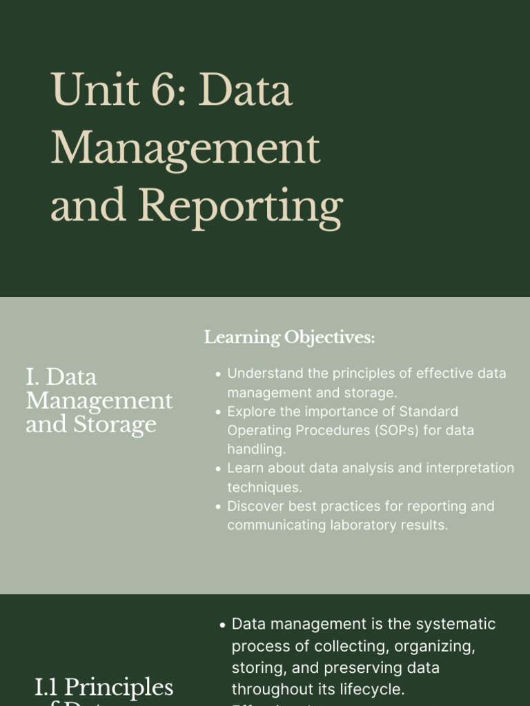 Unit+6+Data+Management+and+Reporting+ +Presentation | PDF | Backup ...
